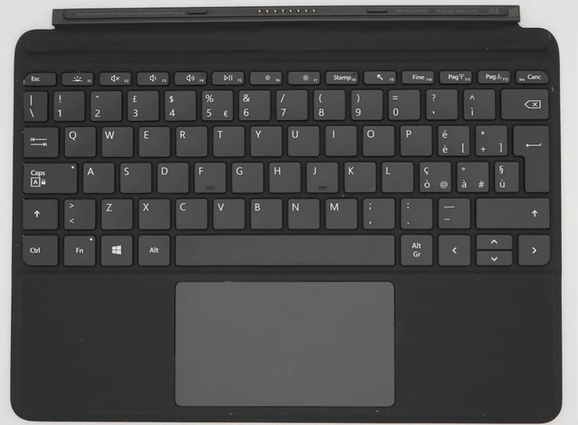 MICROSOFT SURFACE GO Type Cover Keyboard - QWERTY Italian - Black [New ...