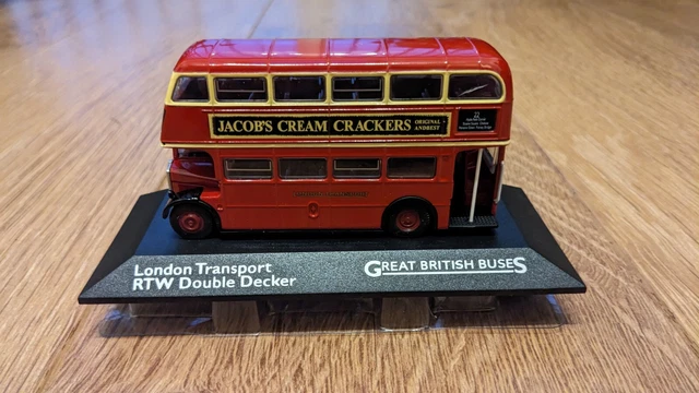 GREAT BRITISH BUSES London Transport RTW Double Decker, Atlas Editions ...