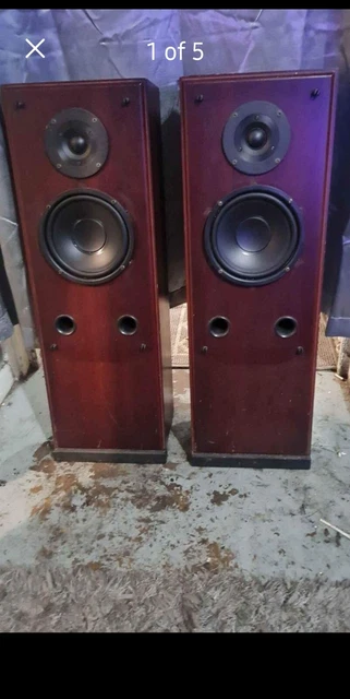 VINTAGE HEYBROOK HEYLO/R Floorstaning Speakers £30.00 - PicClick UK