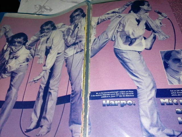 HARPO SINGER POSTER clippings very rare mag CLASSIC COLLECTION RAK NEW ...