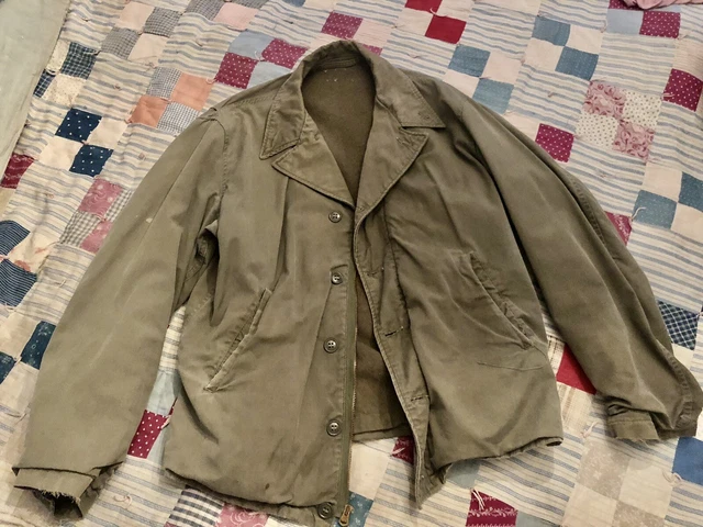 ORIGINAL WWII US Navy Marine M1941 N4 Deck Field Jacket $150.00 ...