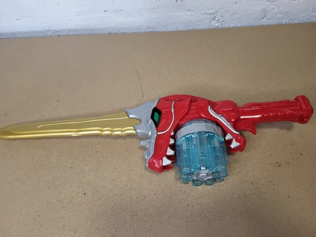 ÉPÉE SABRE POWER Rangers Dino Charge rouge T-Rex Dino Super Drive sans ...
