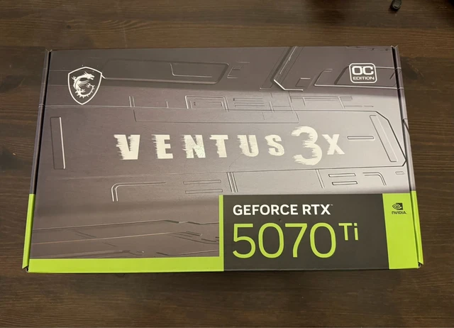 MSI GRAFIKKARTE GEFORCE RTX 5070 Ti 16G VENTUS 3X OC NEU & OVP EUR 1.099,00 - PicClick DE