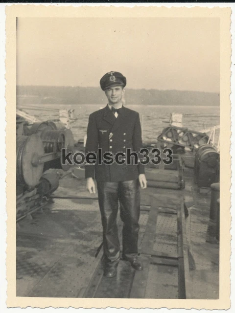 FOTO PORTRAIT U Boot U 510 Kommandant Alfred Eick Kptl. Monsun Boot ...