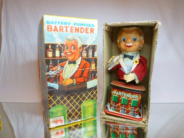 TN JAPAN ROSKO TESTED 0350 BARTENDER BATTERY - MARTINI - H30.0cm - GOOD ...