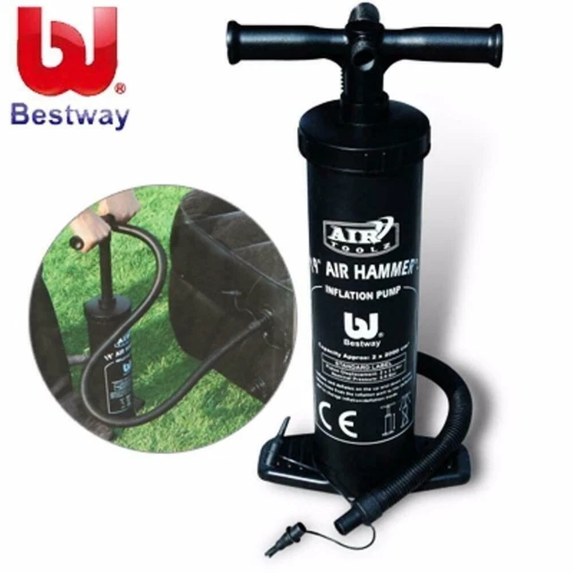 BESTWAY HAND PUMP Air Hammer Inflatable Blow Up Airbed Pool Dinghy 14.5 ...