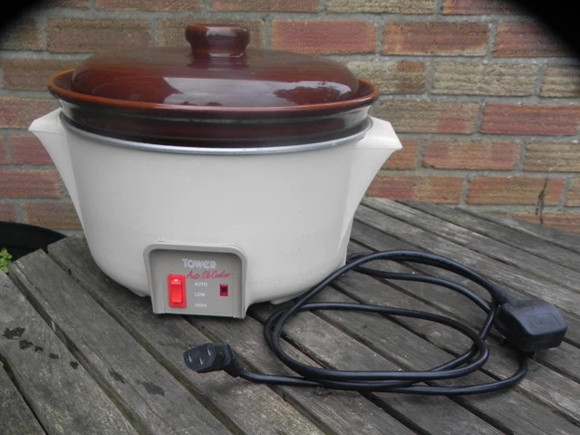 VINTAGE TOWER AUTO Slow Slow Cooker Model 4430. Pifco Ltd. Extra Large ...