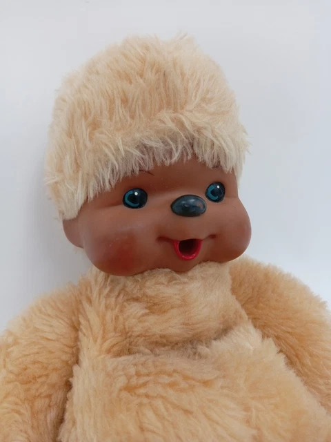 VINTAGE SEKIGUCHI MONCHHICHI 14" Japanese Collectable Blonde Monkey ...