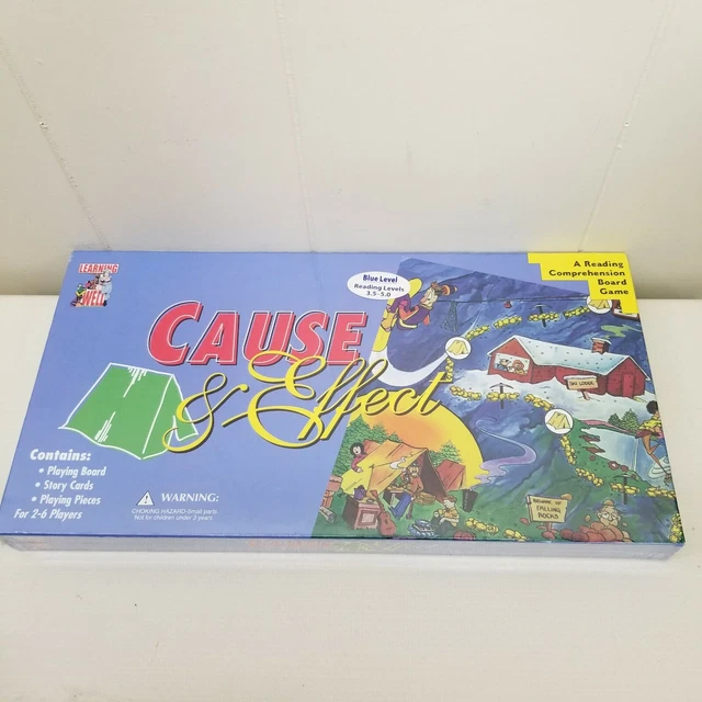 CAUSE AND EFFECT Board Game Reading Comprehension Teacher Home School ...