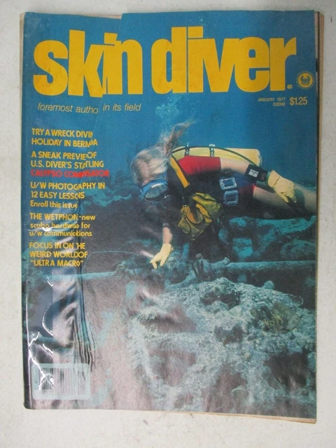 SKIN DIVER MAGAZINE January 1982 Diving In British Columbia Klein ...