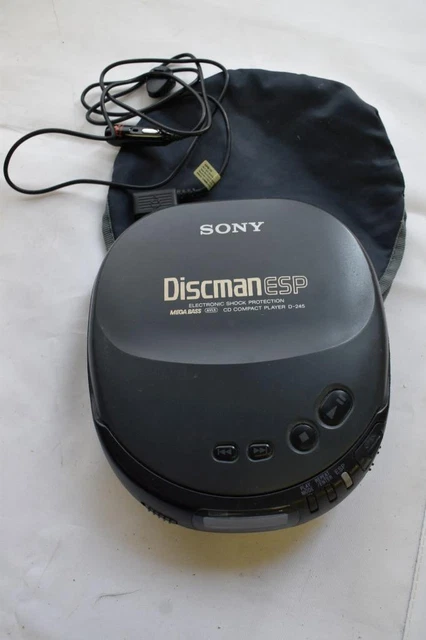 SONY DISCMAN ESP Portable CD Player Model D-245 $14.25 - PicClick CA