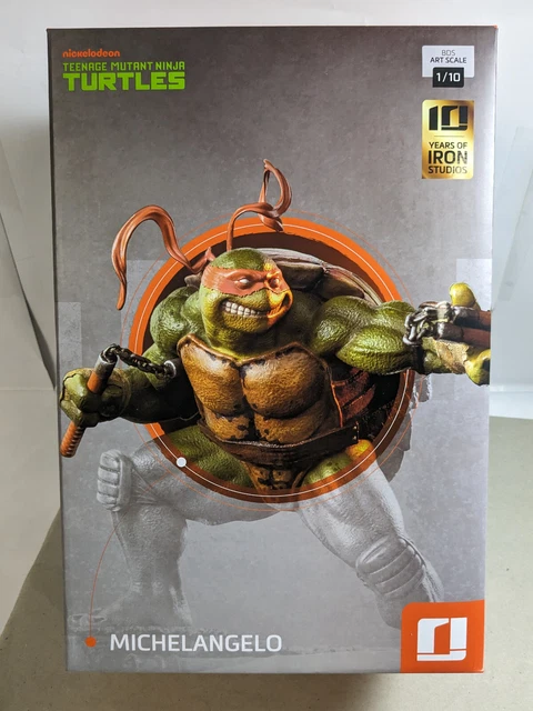 TEENAGE MUTANT NINJA Turtles Type Scale Michelangelo 21 CM 1/10 Iron ...