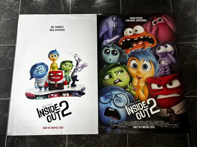 INSIDE OUT 2 Disney - Pixar Official Cinema Quad Poster £6.99 - PicClick UK