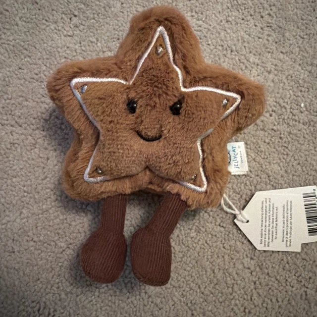 JELLYCAT AMUSEABLE STAR Cookie £20.00 - PicClick UK