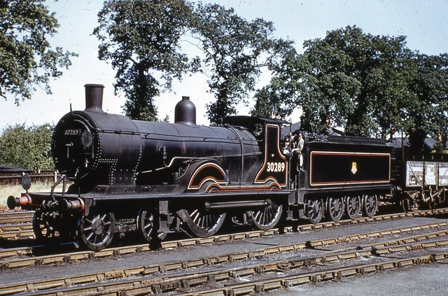 COPY COLOUR SLIDE, CCQ754, former LSWR T9, 30289, Brockenhurst £1.25 ...