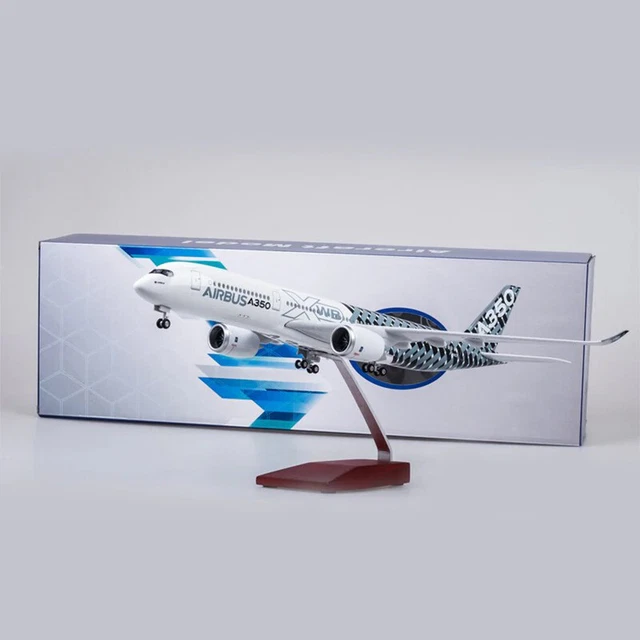 EXTRA LARGE PROTOTYPE Airbus A350 XWB Carbon Aircraft Model Plane Toy ...