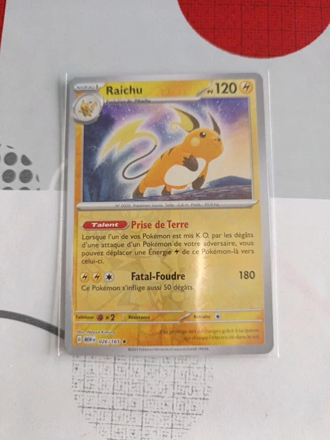 CARTE POKEMON RAICHU 019/091 Reverse EV4.5 Destinée De Paldea PAF FR NEUF EUR 1,45 - PicClick FR
