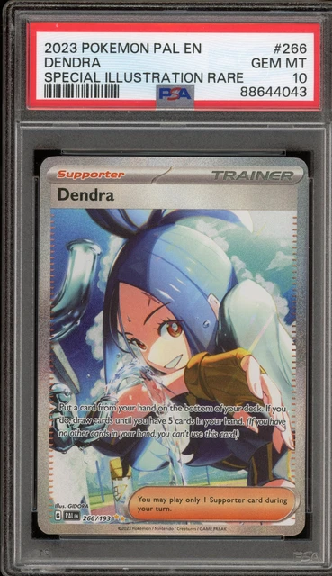 POKEMON DENDRA PALDEA Evolved Special Illustration Rare #266 PSA 10 Gem ...