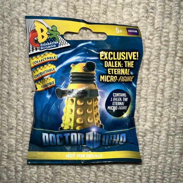 DOCTOR WHO BBC Yellow Dalek Eternal Character Building Micro Figure £5. ...