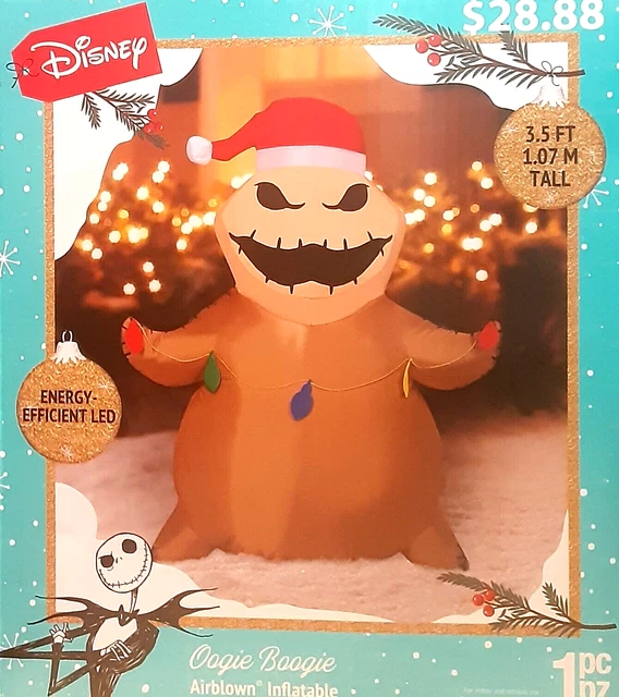 OOGIE BOOGIE Nightmare Before Christmas Airblown® Disney 3.5ft Tall LED ...