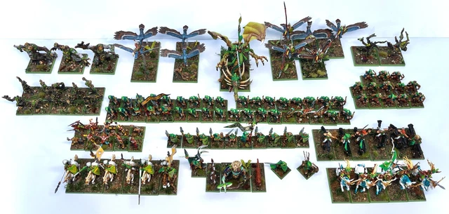 WOOD ELVES ARMY painted Warhammer The Old World WHFB Orion's Hunt £ ...