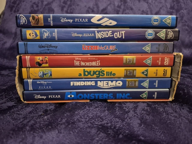 DISNEY PIXAR BOXSET Plus Extras Bundle X8 Total DVD £9.73 - PicClick UK
