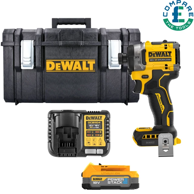 DEWALT DCF860 18V XR Brushless Impact Driver + 1 x 1.7Ah Battery ...
