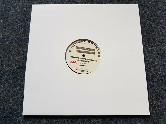 WHITNEY HOUSTON - It's not right but it's okay 12'' US PROMO ...