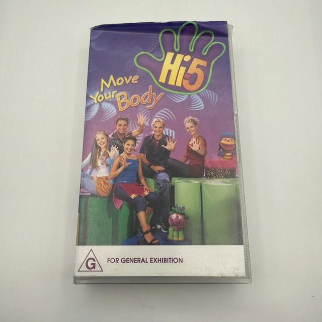 HI 5 MOVE Your Body VHS Video Tape vintage Australian children's tv ...