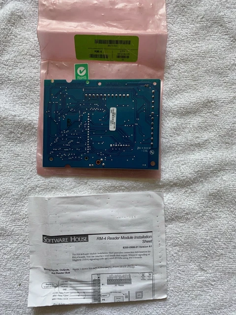 TYCO SOFTWARE HOUSE RM-4 RM4 Reader Module 0311-0163-01 £38.58 ...