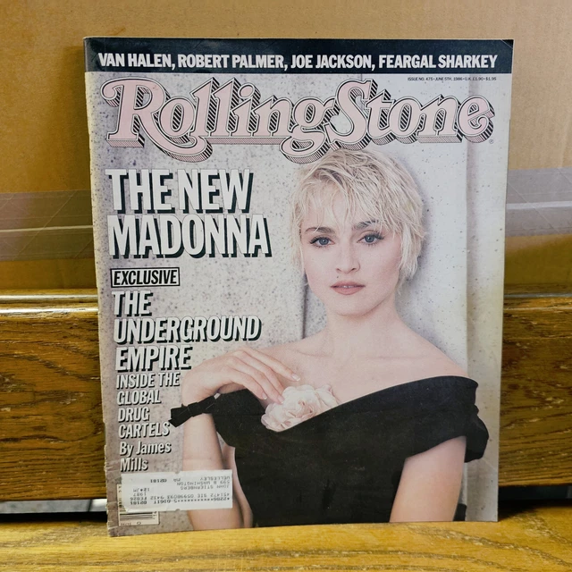 ROLLING STONE MAGAZINE Issue 475 June 5 1986 The New Madonna Van Halen ...
