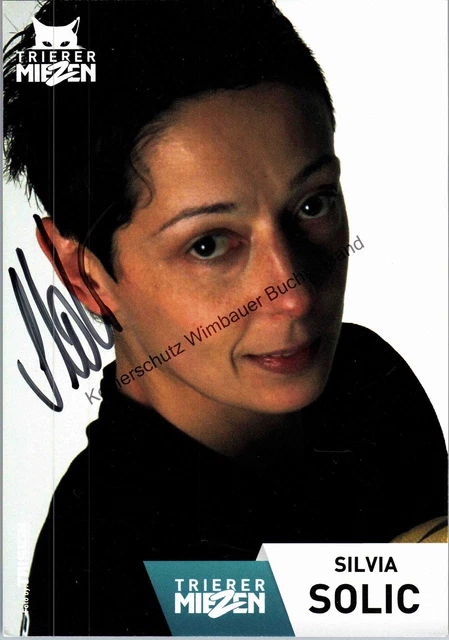 ORIGINAL AUTOGRAMM SILVIA Solic Handball /// Autograph signiert signed ...