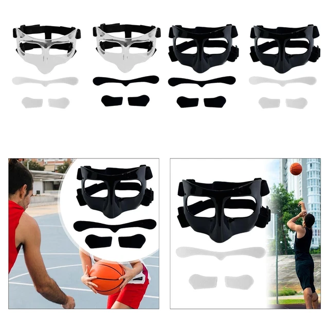 BASKETBALL MASK ADJUSTABLE Face for Broken Nose for Boxing Party ...