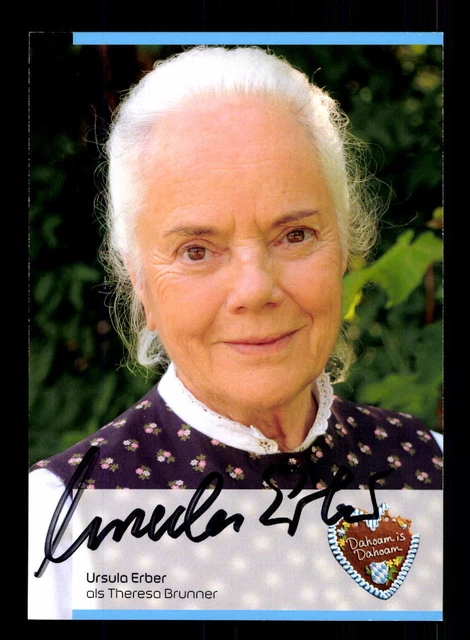 URSULA ERBER DAHOAM is dahoam AUTOGRAFO MAPPA ORIGINALE FIRMATO # BC ...