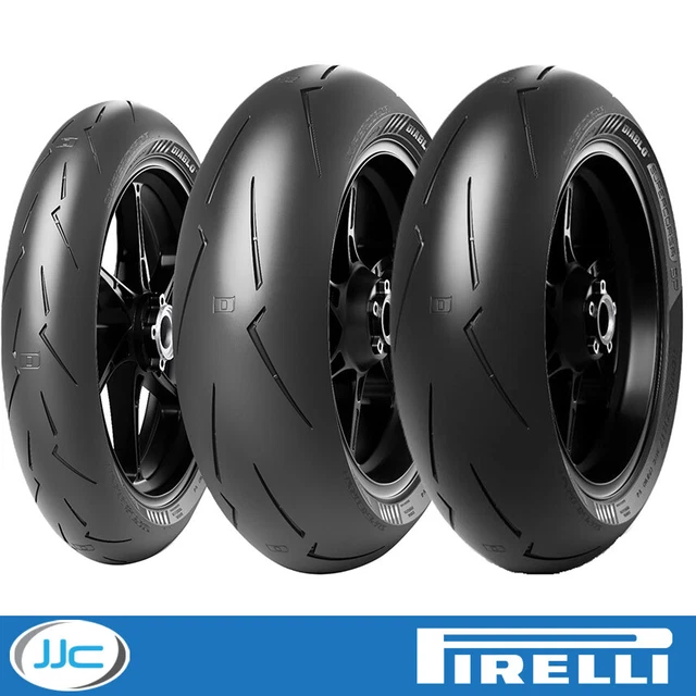 PIRELLI DIABLO SUPERCORSA SP V4 TRIPLE Tyre Set 120/70 ZR17 x1 & 190/50 ...
