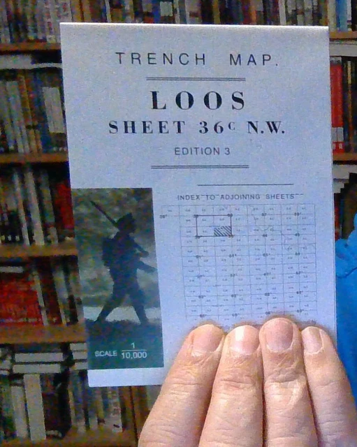 TRENCH MAP OF Loos Sheet 36C N.w. Edition 3 Reproduction At 1:10,000 ...
