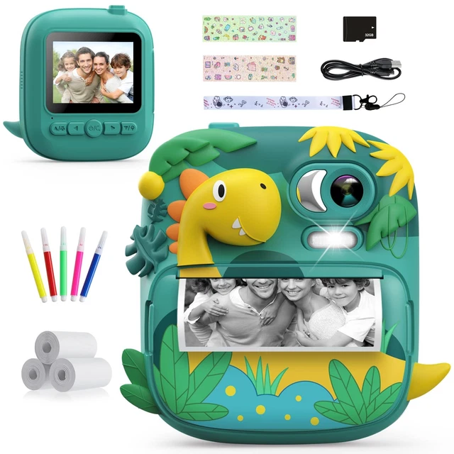 KIDS CAMERA INSTANT Print, CAMCLID 2.4 Inch Screen Camera for Kids ...