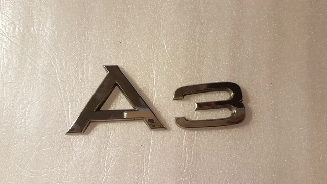 AUDI A3 8P Genuine BOOT LID BADGE Rear Trunk Tailgate Emblem logo £6.99 ...