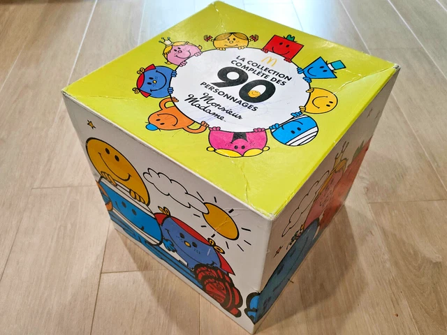BOX & COLLECTION MR. MEN LITTLE MISS 90 figures McDonald's Happy Meal ...