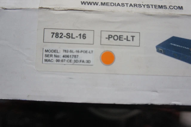 MEDIASTAR 4K UHD IPTV and Media Player Models 782-SL-16 POE LT £39.99 ...
