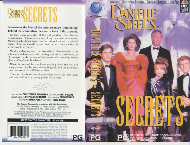 DANIELLE STEELS: SECRETS - 1992 NBC Australian Visual Entertainment Issue on Vhs $10.95 ...