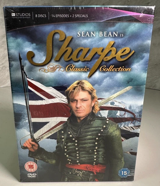 SHARPE CLASSIC COLLECTION DVD Boxset Sean Bean New Sealed 14 Episodes 2 ...