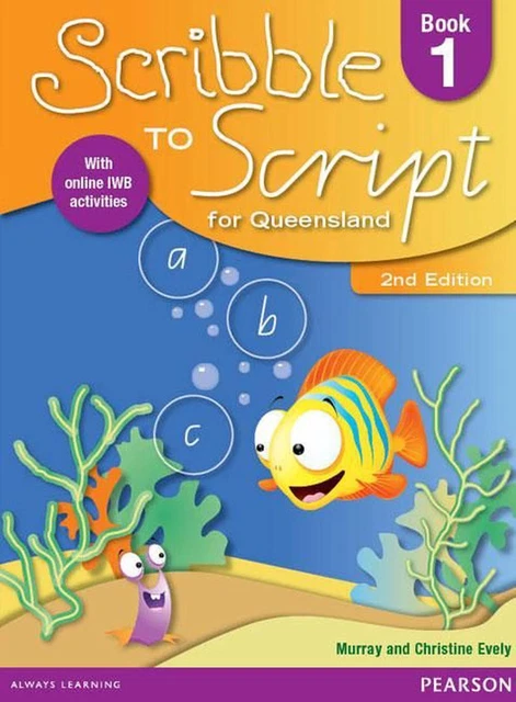 SCRIBBLE TO SCRIPT for Queensland Book 1 par Christine Evely (anglais ...