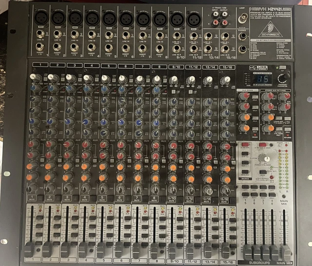 BEHRINGER XENYX X2442USB 24 Channel 2-Bus Mixing Console with Mic ...
