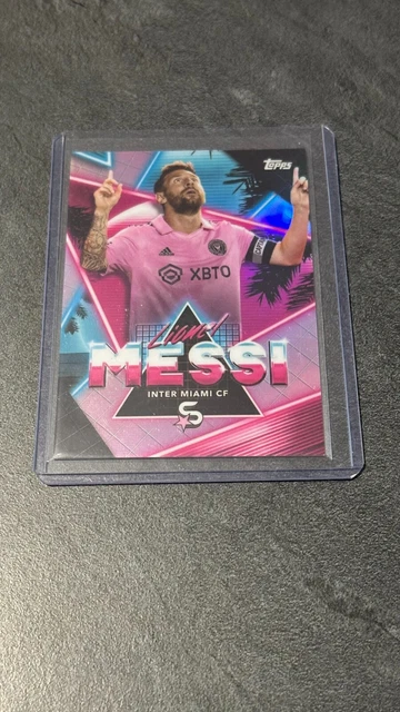 LIONEL MESSI RETRO MIAMI CASE HIT! 2024 Topps MLS Super Stars WG-1 Inter Miami EUR 95,00 ...