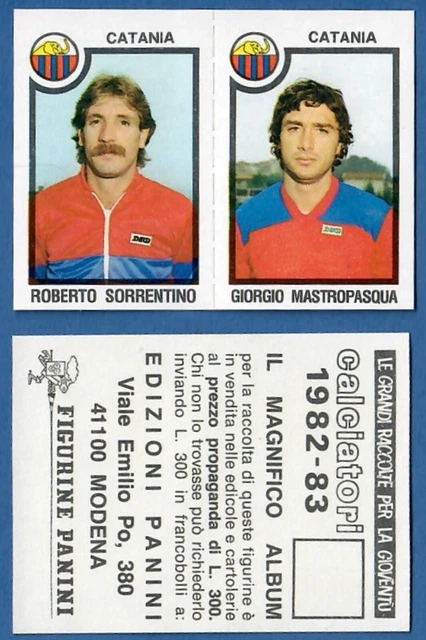FIGURINA CALCIATORI PANINI 1982/83 - Nuova/New - N.405 Sorrentino/.. - Catania EUR 1,90 ...