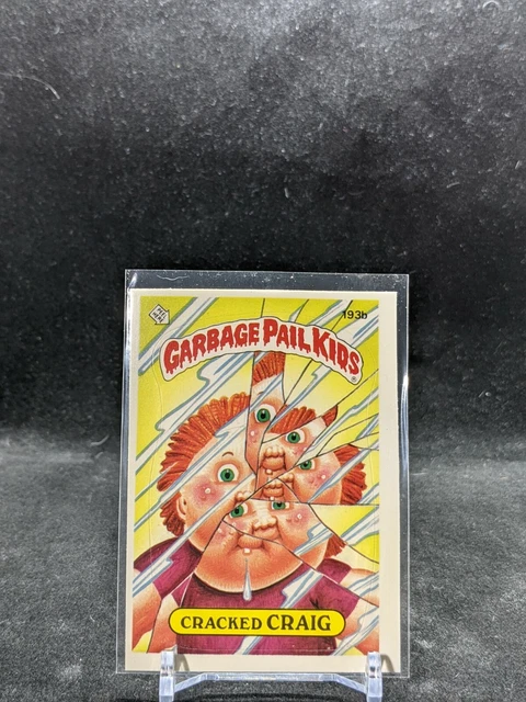 1986 TOPPS GARBAGE Seail Kids #193b craig craqué EUR 2,20 - PicClick FR