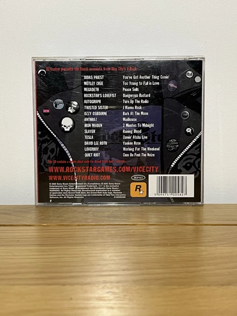 GRAND THEFT AUTO: Vice City Original Soundtrack Volume 1 V-Rock CD ...