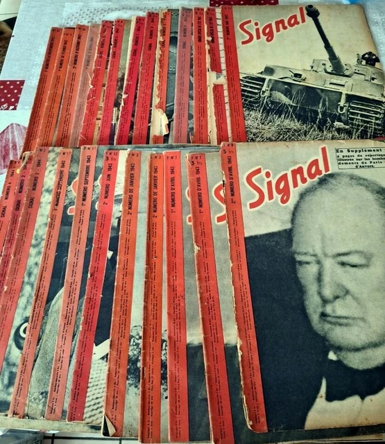 LOT 24 MAGAZINES "SIGNAL" année 1942+1943+1944 EUR 170,00 - PicClick FR