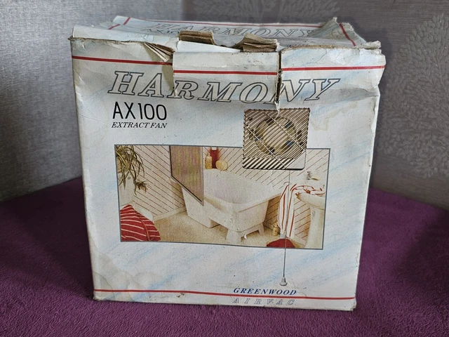 GREENWOOD AIRVAC HARMONY AX100 Extractor Fan - Boxed, Unused - Window ...